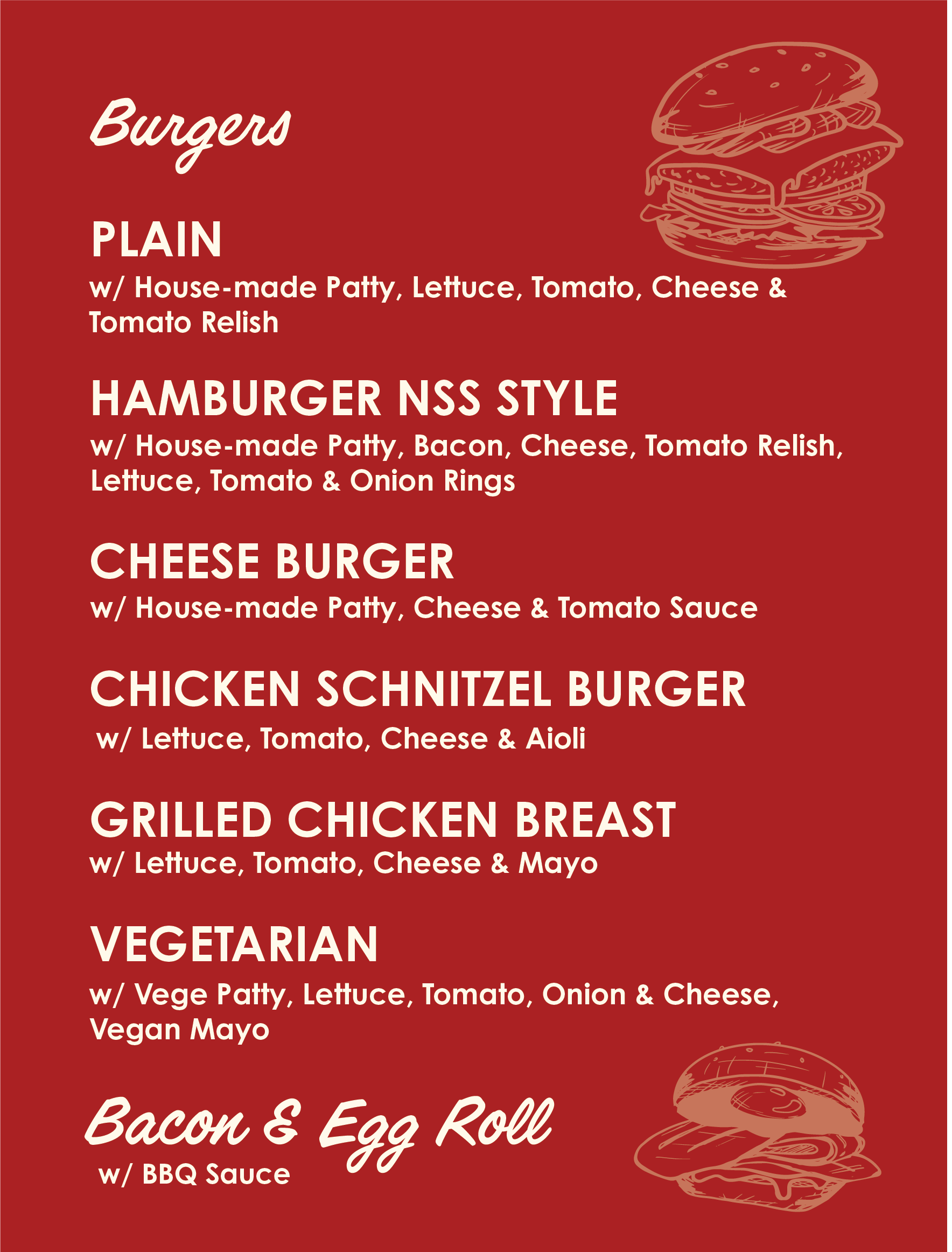 Our Menu – Northside Sandwich Shop