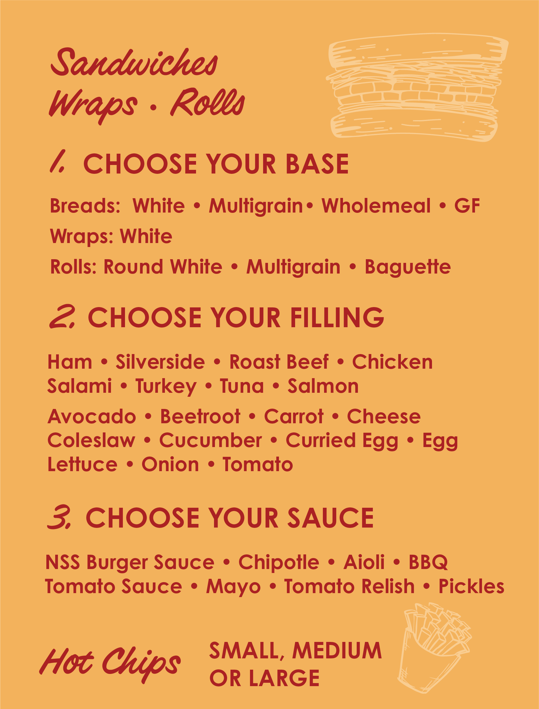 Our Menu – Northside Sandwich Shop